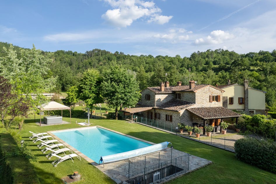Property Details - Intimate, Nature-Immersed Villa Tucked in the Arno Valley with Pool, Jacuzzi ...